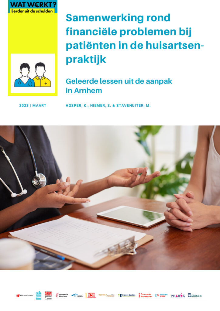 Samenwerking rond financiële problemen bij patiënten in de ...