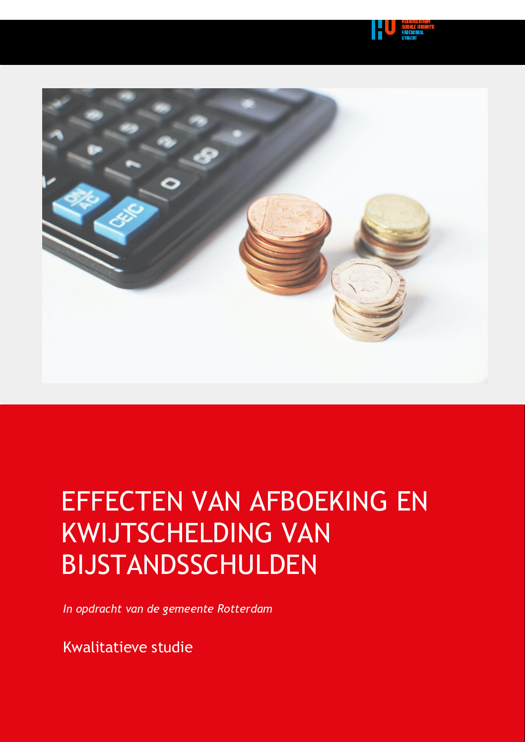 Rapport effecten van afboeking en kwijtschelding van bijstandsschulden - schuldenenincasso.nl